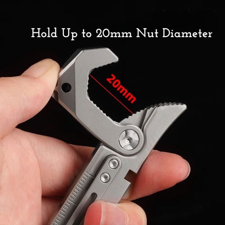 Titanium Alloy Outdoor EDC Wrench Multi-Tool - Keygadgetry